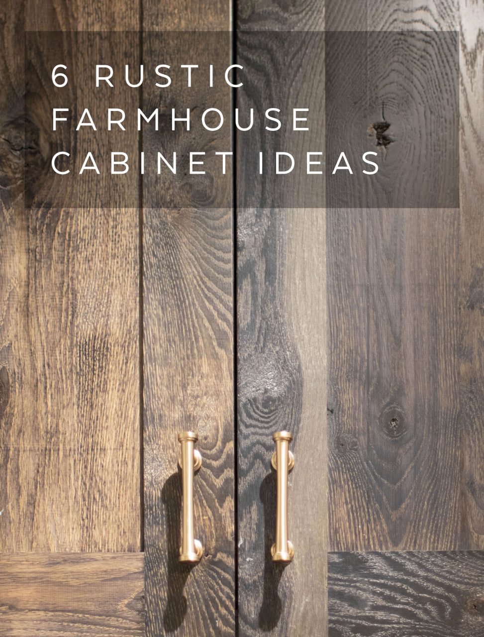 6 Rustic Farmhouse Cabinet Ideas | Woodland Cabinetry